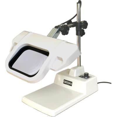 Otsuka Illuminated LED Magnifier – O-LIGHT III L-B – Desktop Square ...